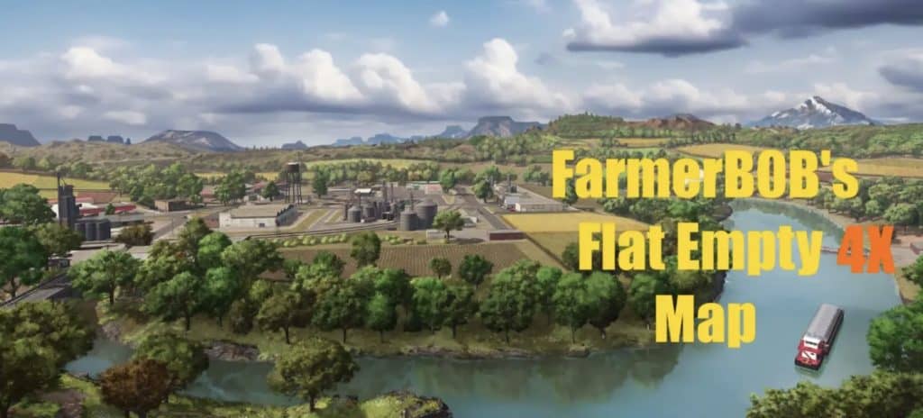 FarmerB0B’s Empty Flat Map 4X V1.0 | FS25 Mod Download