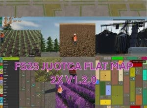 Juotca Flat Map 2X V1.3 | FS25 Mod Download