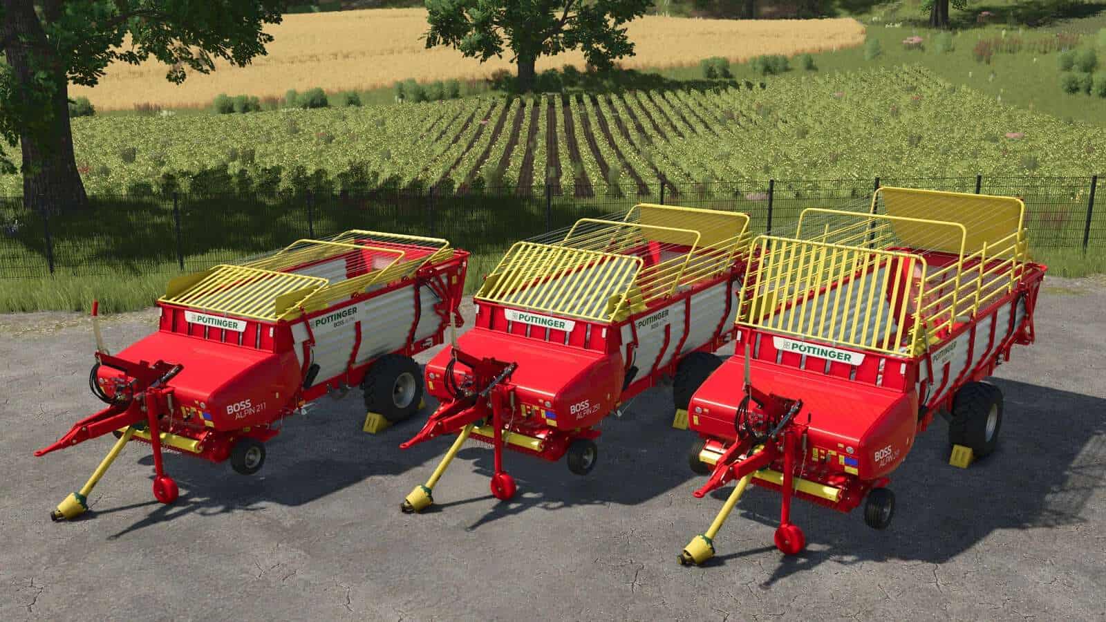 Pöttinger BOSS ALPIN Pack v1.0 | FS25 Mod Download