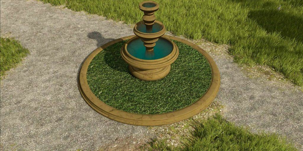 Marble fountain V1.0 | FS25 Mod Download