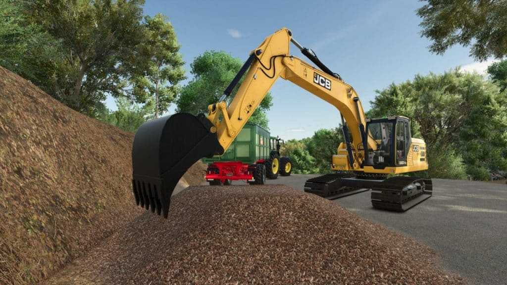 JCB 220X Excavator v1.0.0.2 | FS25 Mod Download